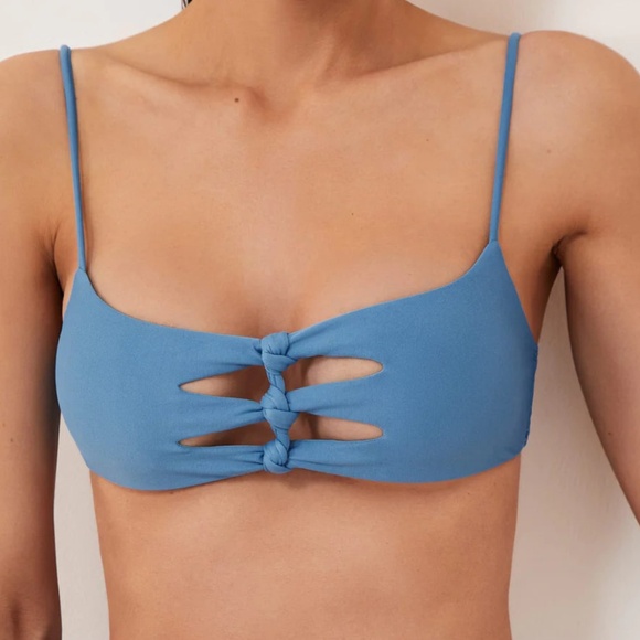 Vix Paula Hermanny | Swim | Vix Paula Hermanny Megan Bikini Set In Blue Top Bottom | Poshmark